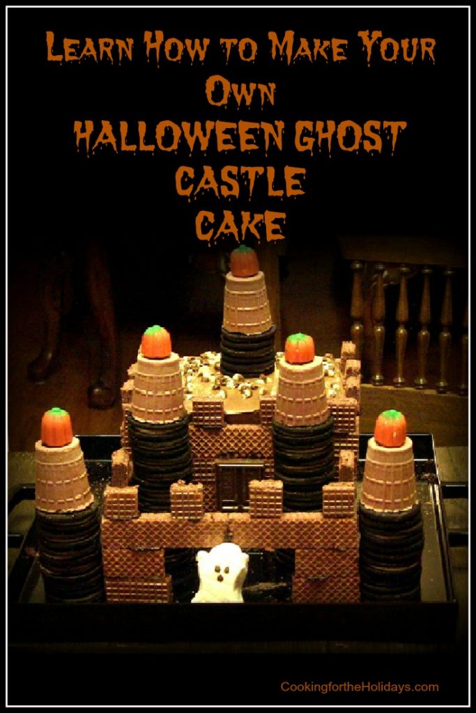 How to Make a Chocolate Halloween Ghost Castle Cake - Cooking for the ...